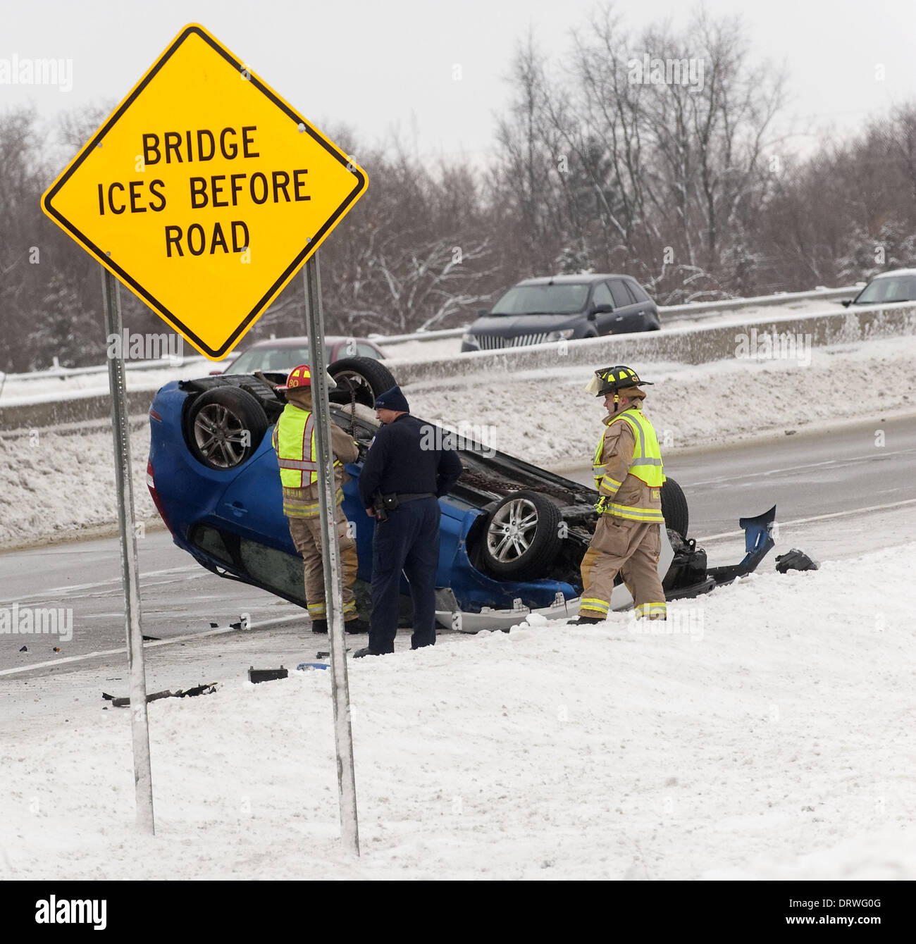 Record michigan snowfall hi-res stock photography and images - Alamy