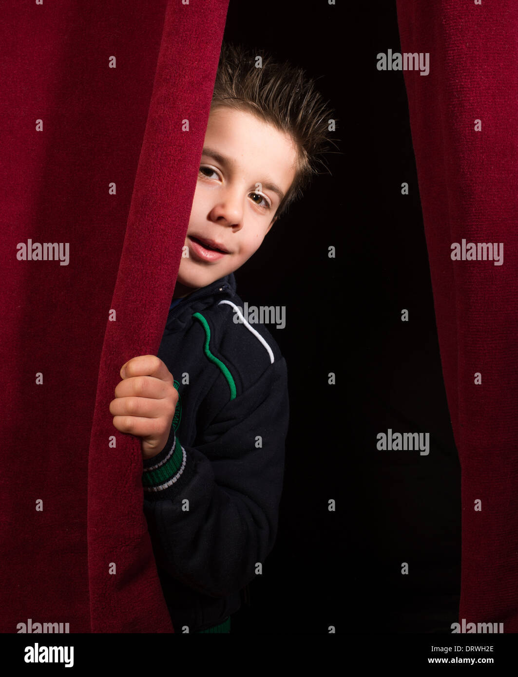 Children theatre curtain hi-res stock photography and images - Alamy