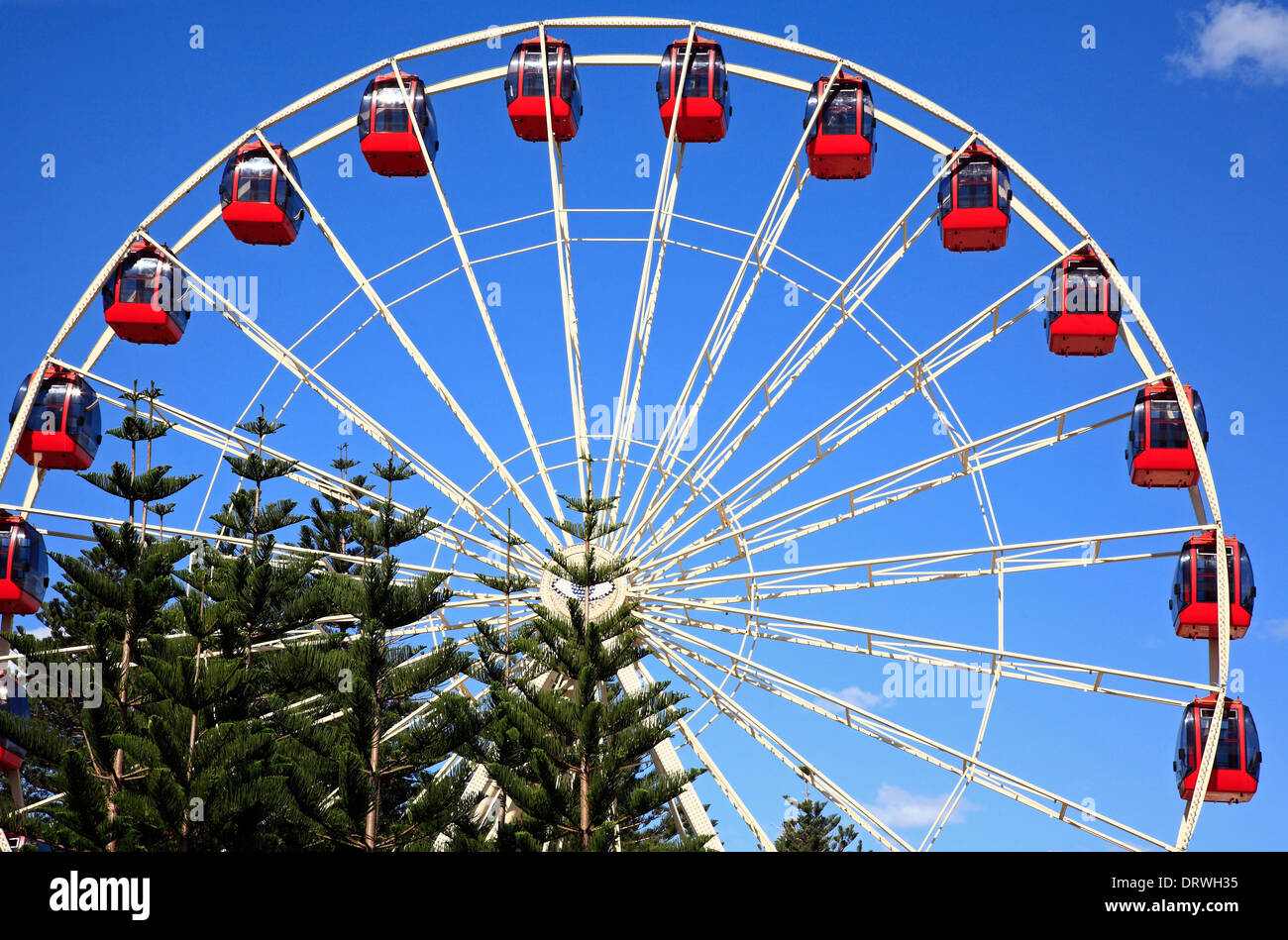 Ferris Wheel Esplanade Park Fremantle Perth W A Western Australia Stock ...