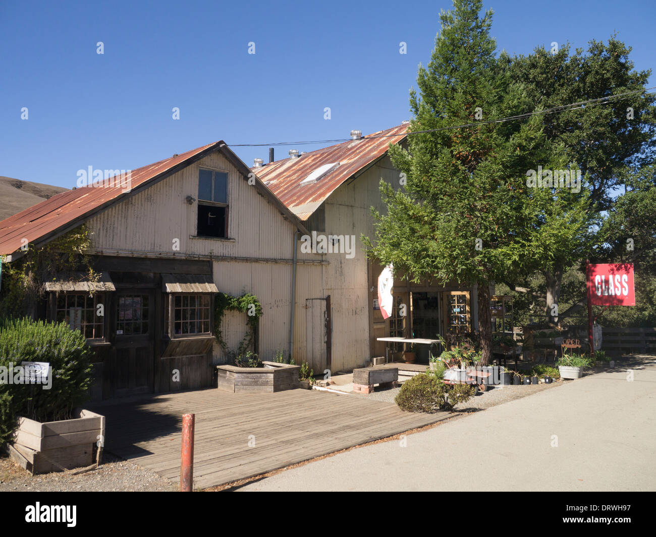 Harmony is a small town in California USA Stock Photo - Alamy