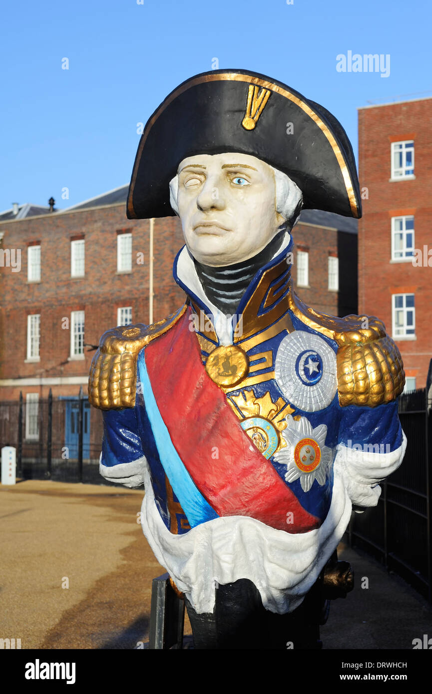 Lord horatio nelsons bust hi-res stock photography and images - Alamy