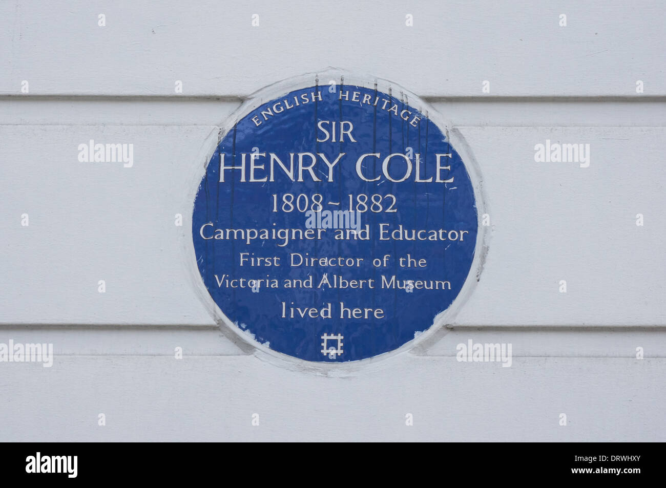 Blue plaque henry cole hi-res stock photography and images - Alamy