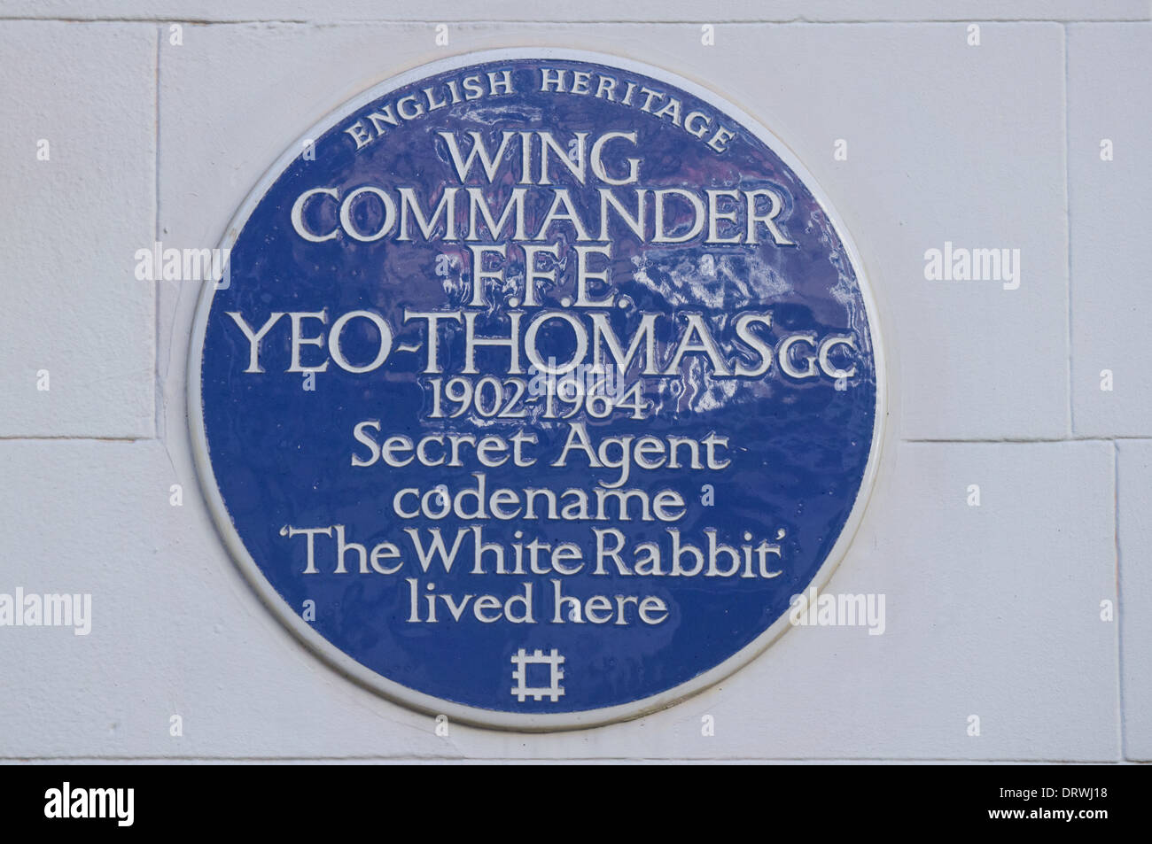 Blue Plaque of Wing Commander F.F.E. Yeo-Thomas, London England United ...