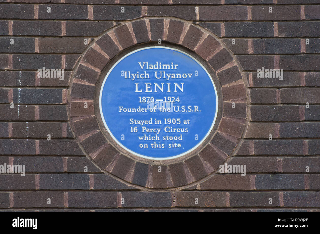 Blue Plaque of Lenin, London England United Kingdom UK Stock Photo - Alamy
