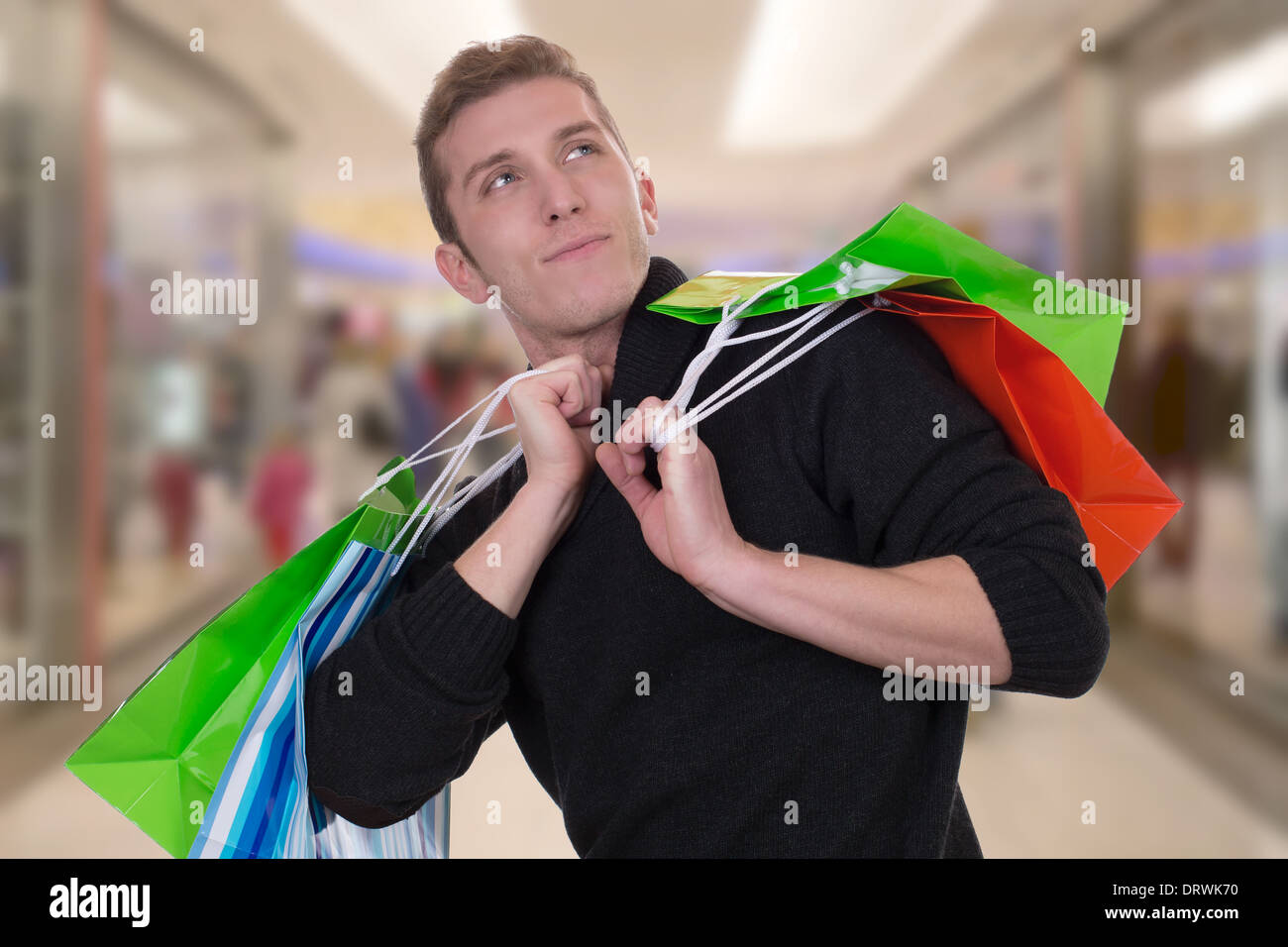 Young people shopping mall hi-res stock photography and images - Alamy