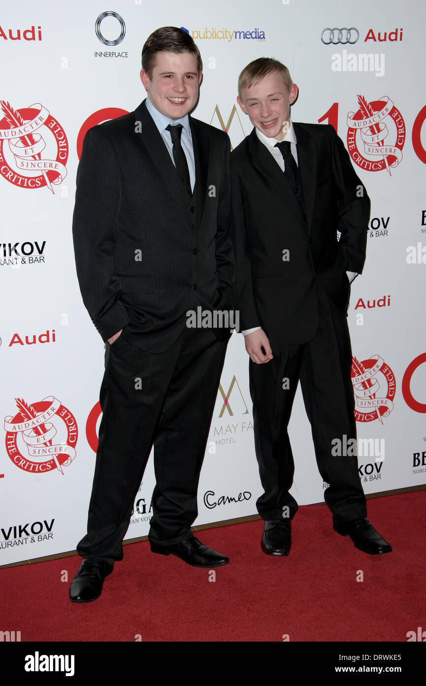 Shaun Thomas and Conner Chapman arrive for The London Critics Circle ...