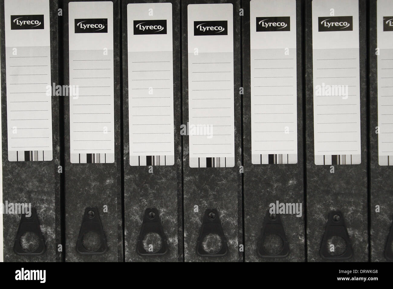 Box files row hi-res stock photography and images - Alamy