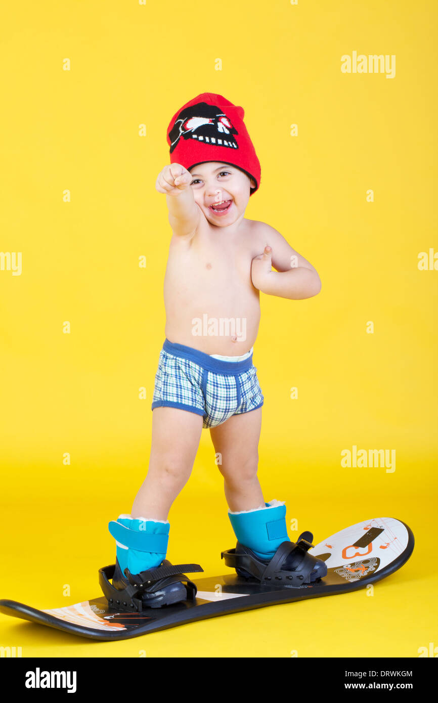 Snowboard child hi-res stock photography and images - Alamy