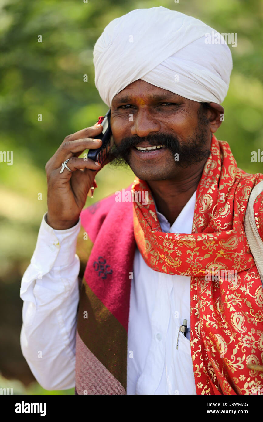 Indian man smiling hi-res stock photography and images - Alamy