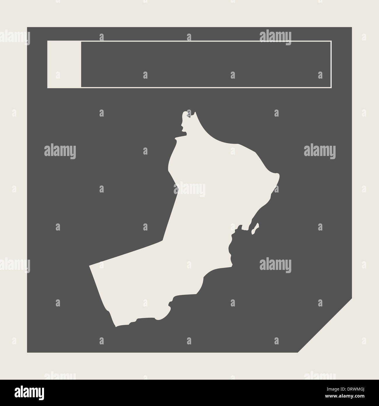 Oman map hi-res stock photography and images - Alamy