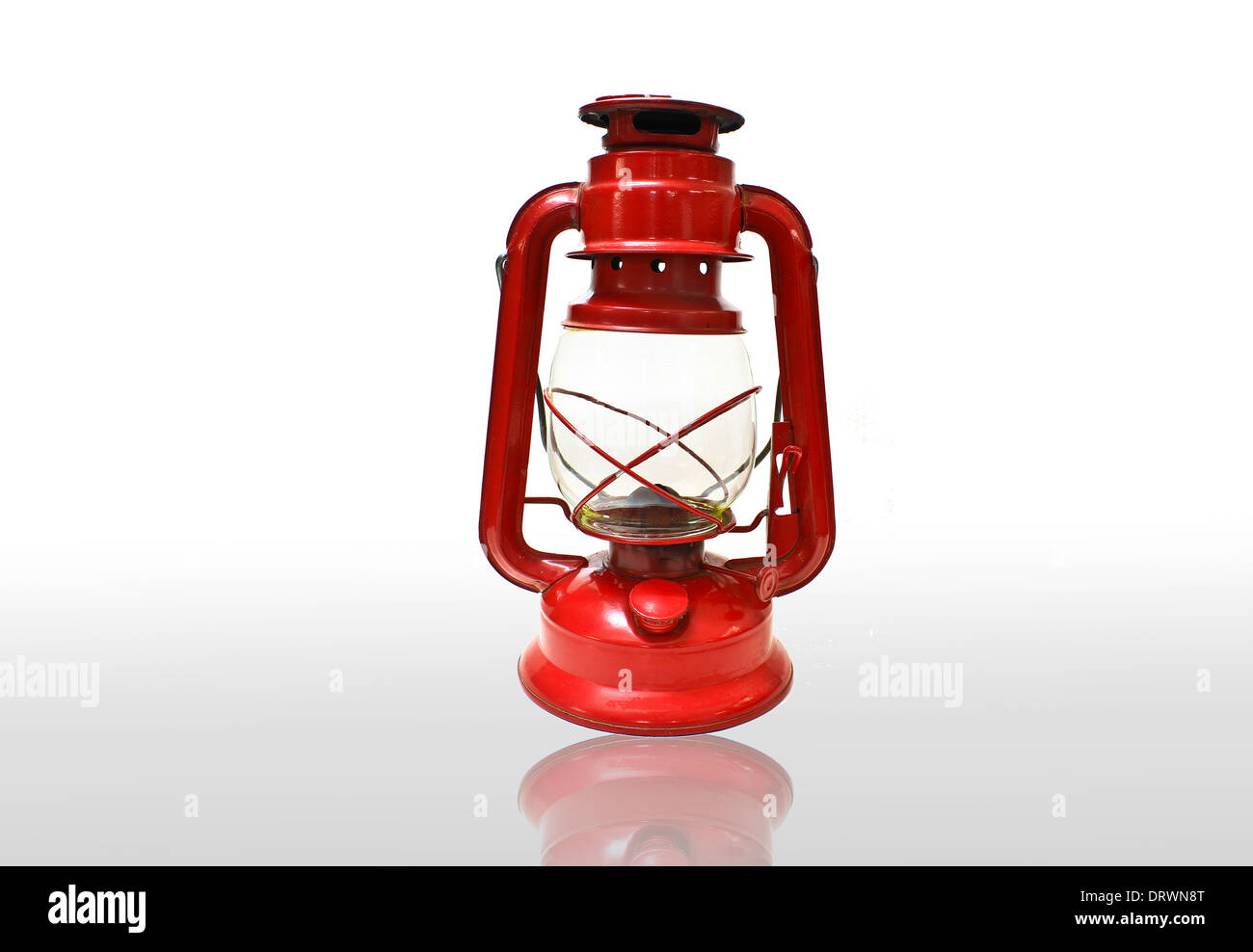 Bright red lantern isolated on white background Stock Photo - Alamy