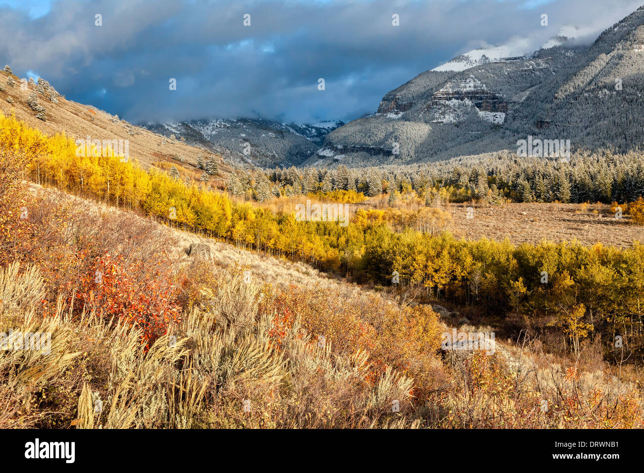Clearing storm in Idaho Stock Photo - Alamy