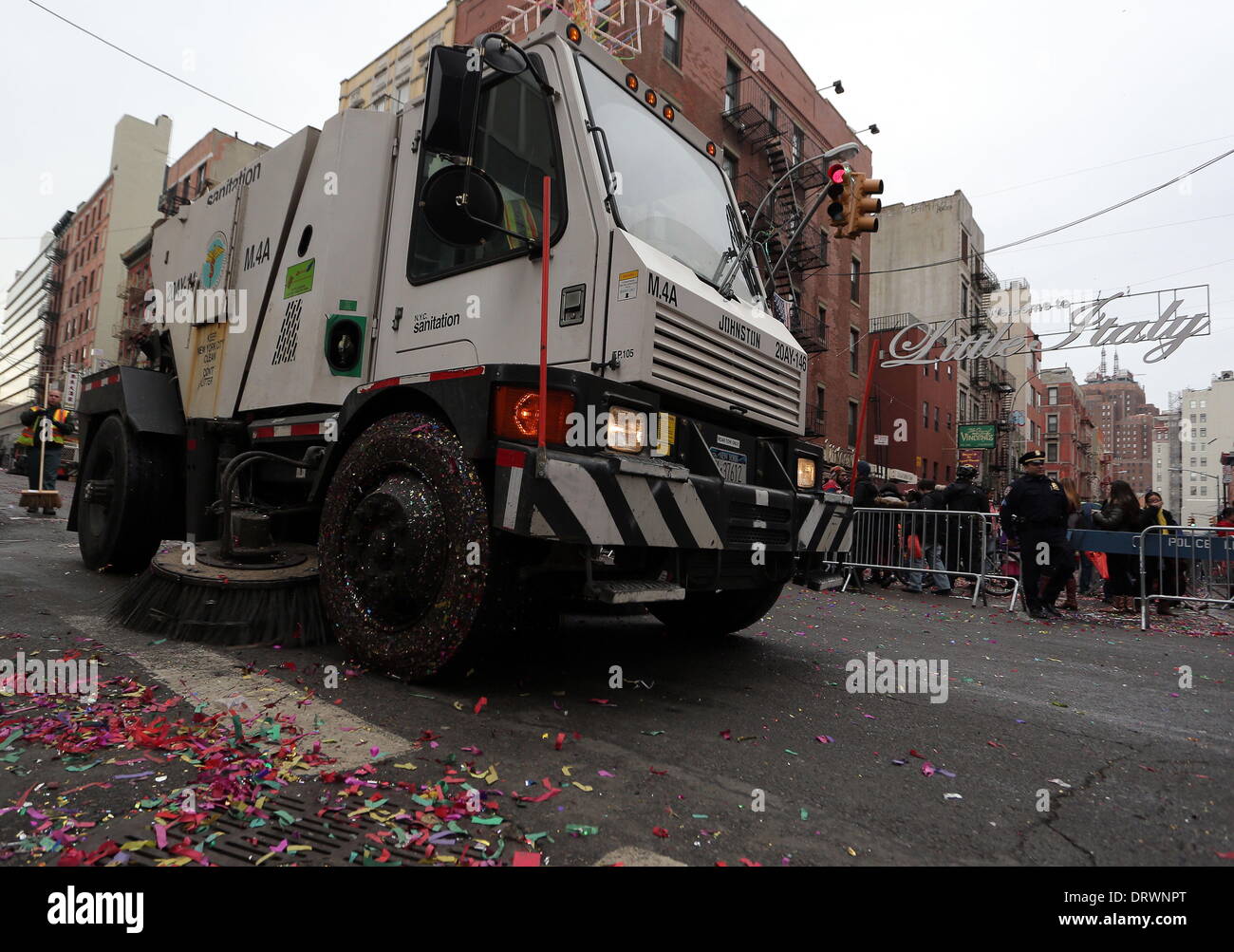 New York, New York, USA. 2nd Feb, 2014. Immediately following the ...