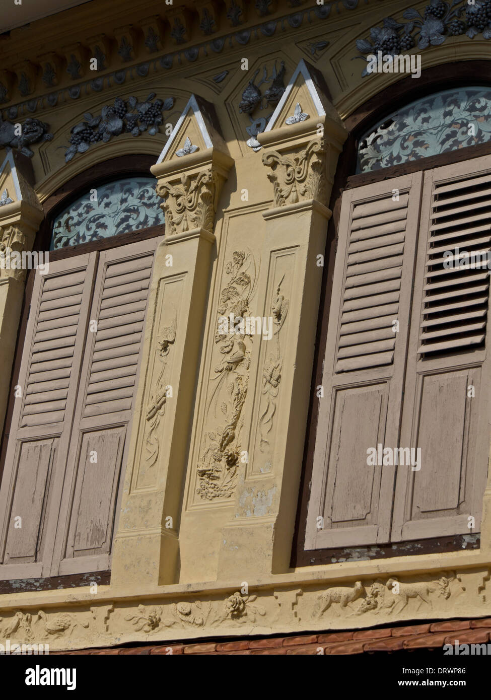 Traditional building in Malacca,a UNESCO World Heritage Site, Malaysia ...