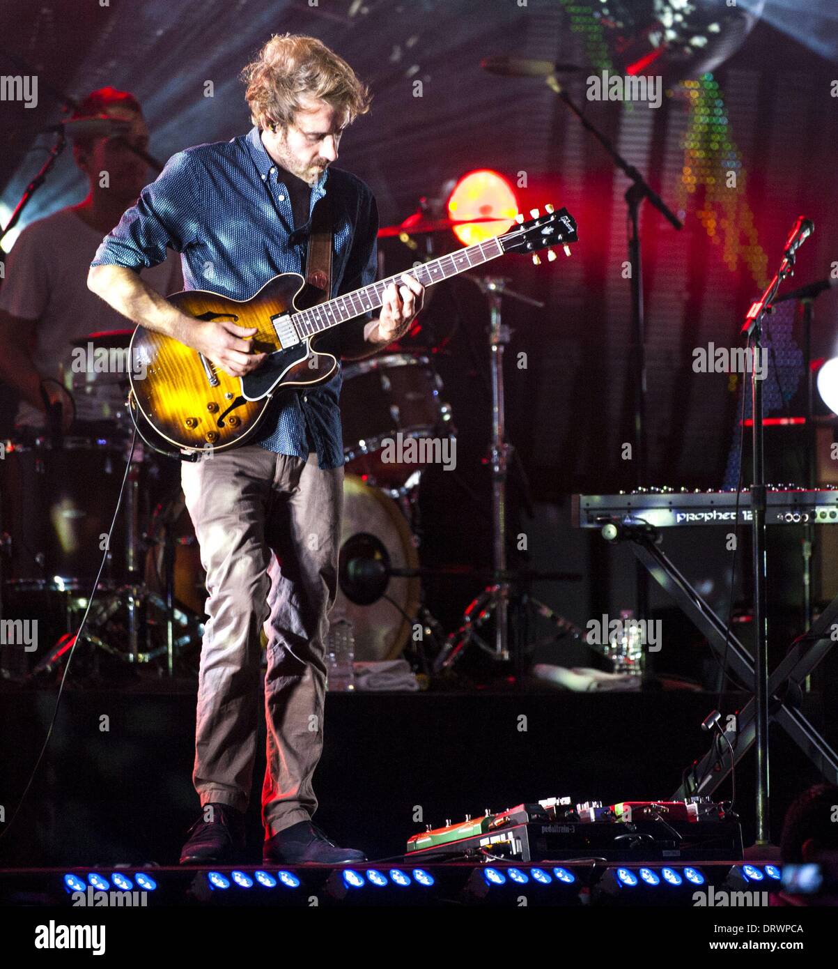 Hollywood, California, USA. 22nd Jan, 2014. Young the Giant performed ...