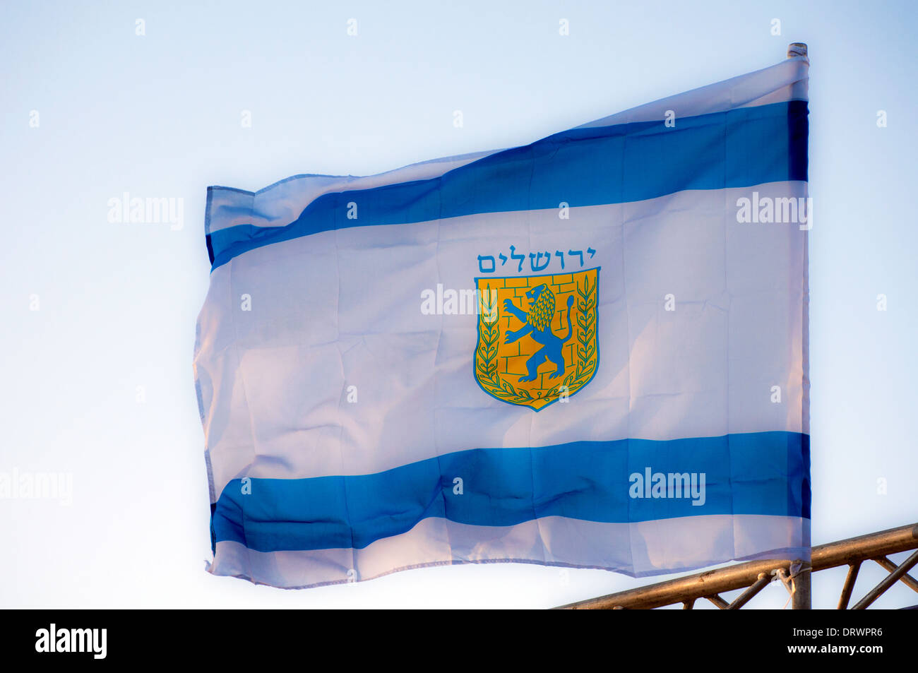Jerusalem flag hi-res stock photography and images - Alamy