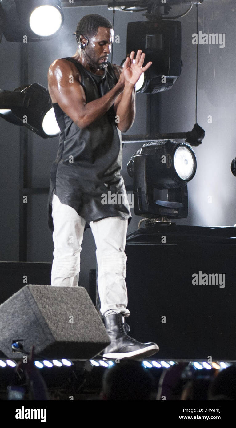 Hollywood, California, USA. 23rd Jan, 2014. American R&B singer and ...