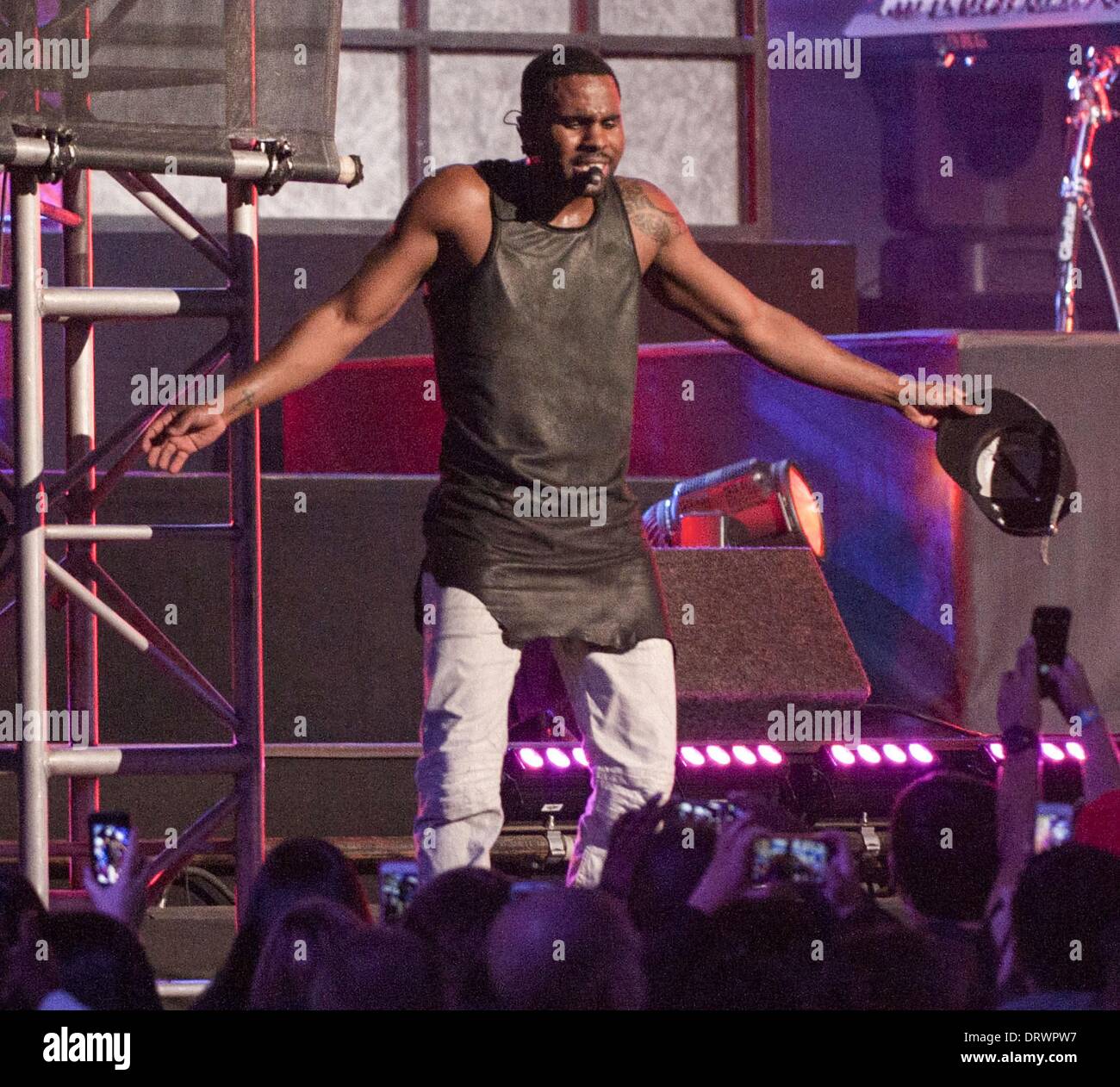 Hollywood, California, USA. 23rd Jan, 2014. American R&B singer and ...