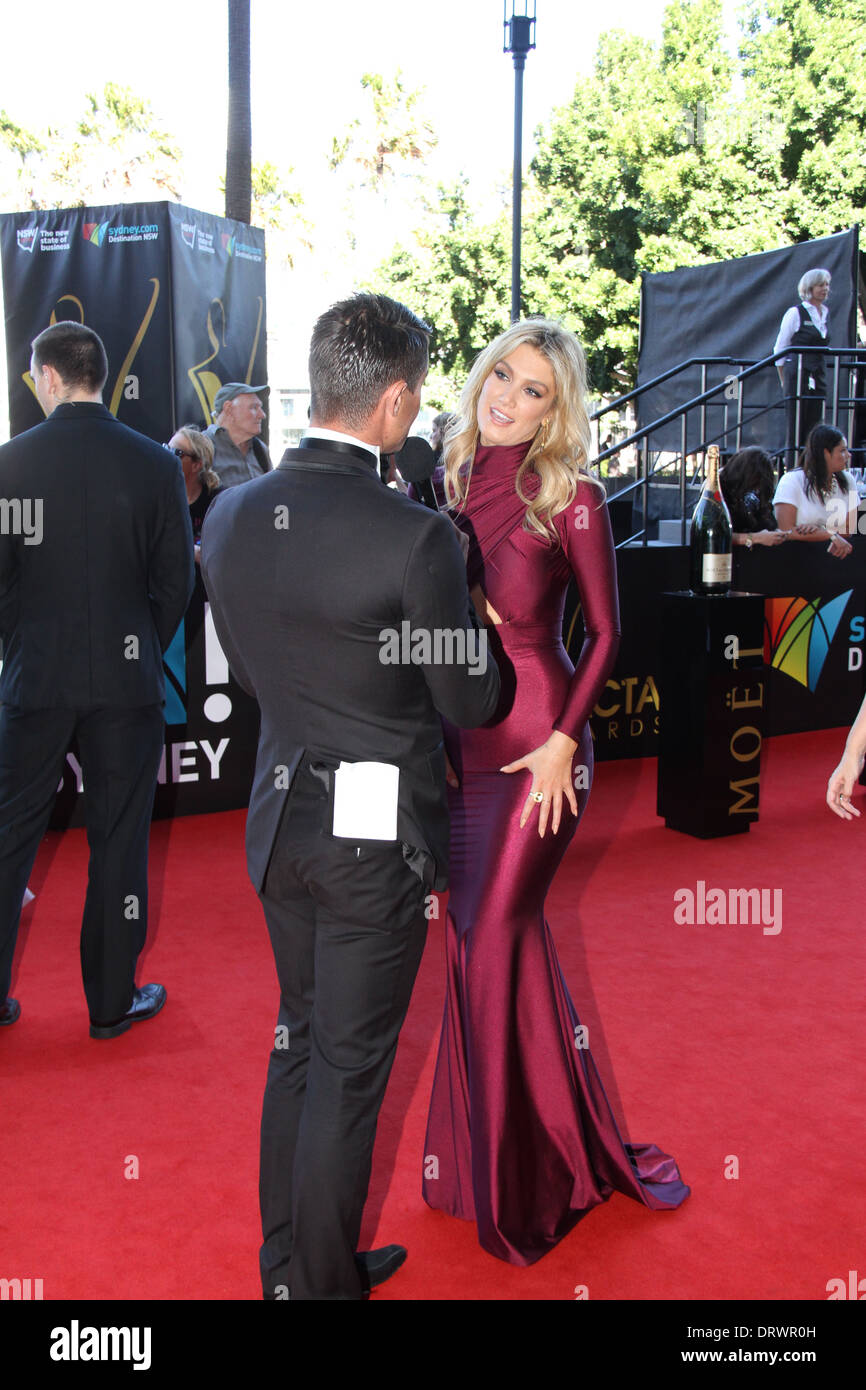 Delta goodrem australian singer in hi-res stock photography and images ...