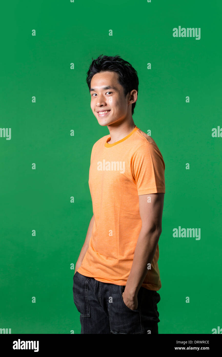Asian man looking hi-res stock photography and images - Alamy