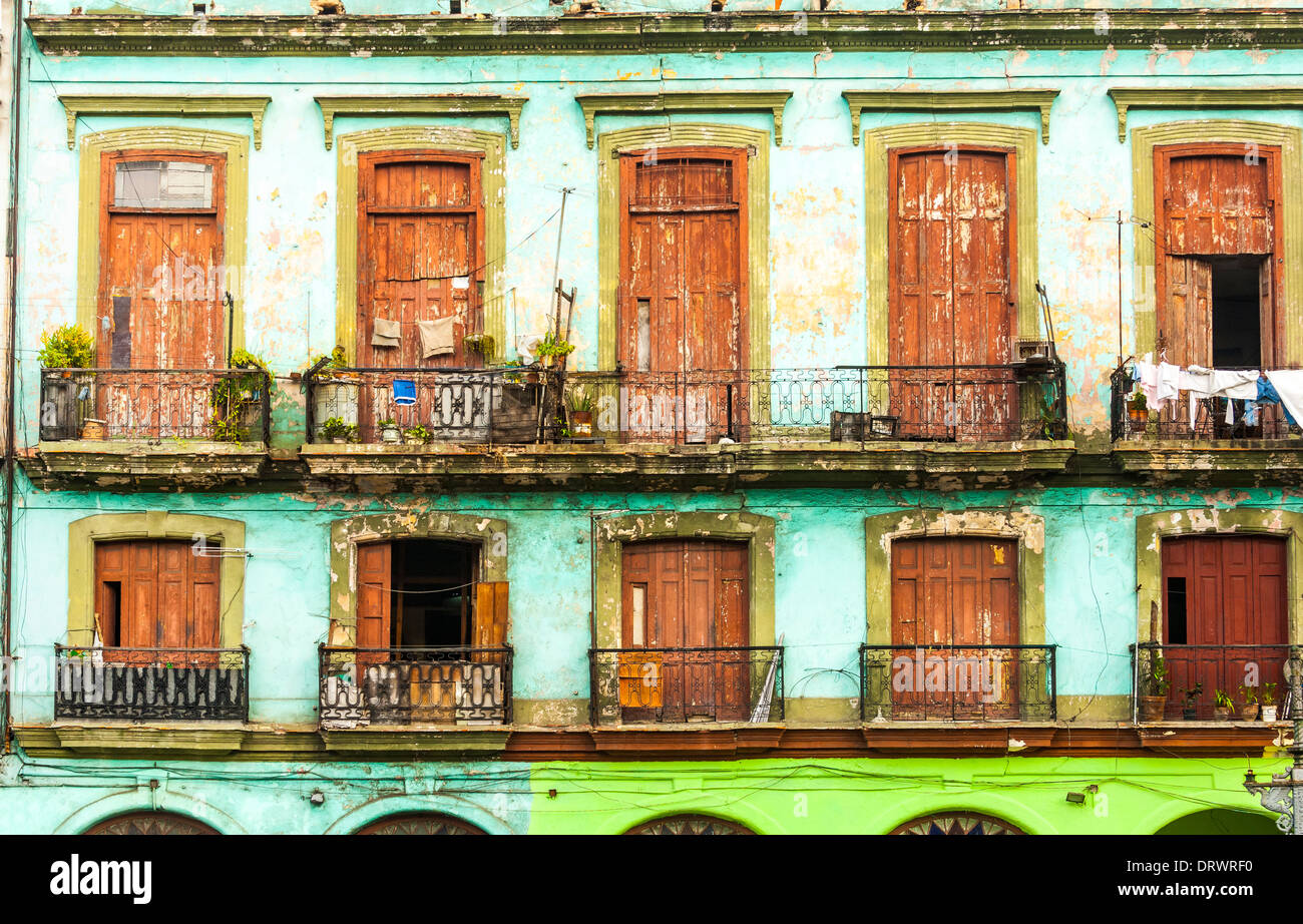 Cuban people and architecture,Havana, Cuba, Caribbean Stock Photo - Alamy