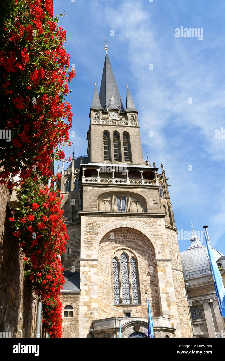 Aachen Cathedral also known as Imperial Cathedral or Royal Church of St ...