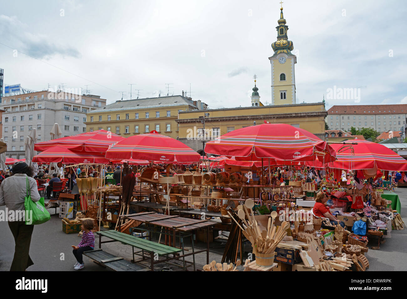 Zagreb market hi-res stock photography and images - Alamy