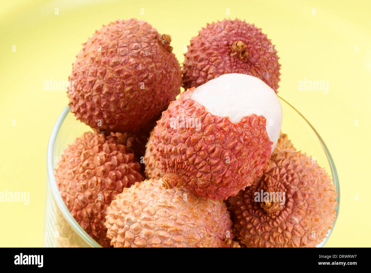 Produce lychee litchi chinensis fruit hi-res stock photography and ...