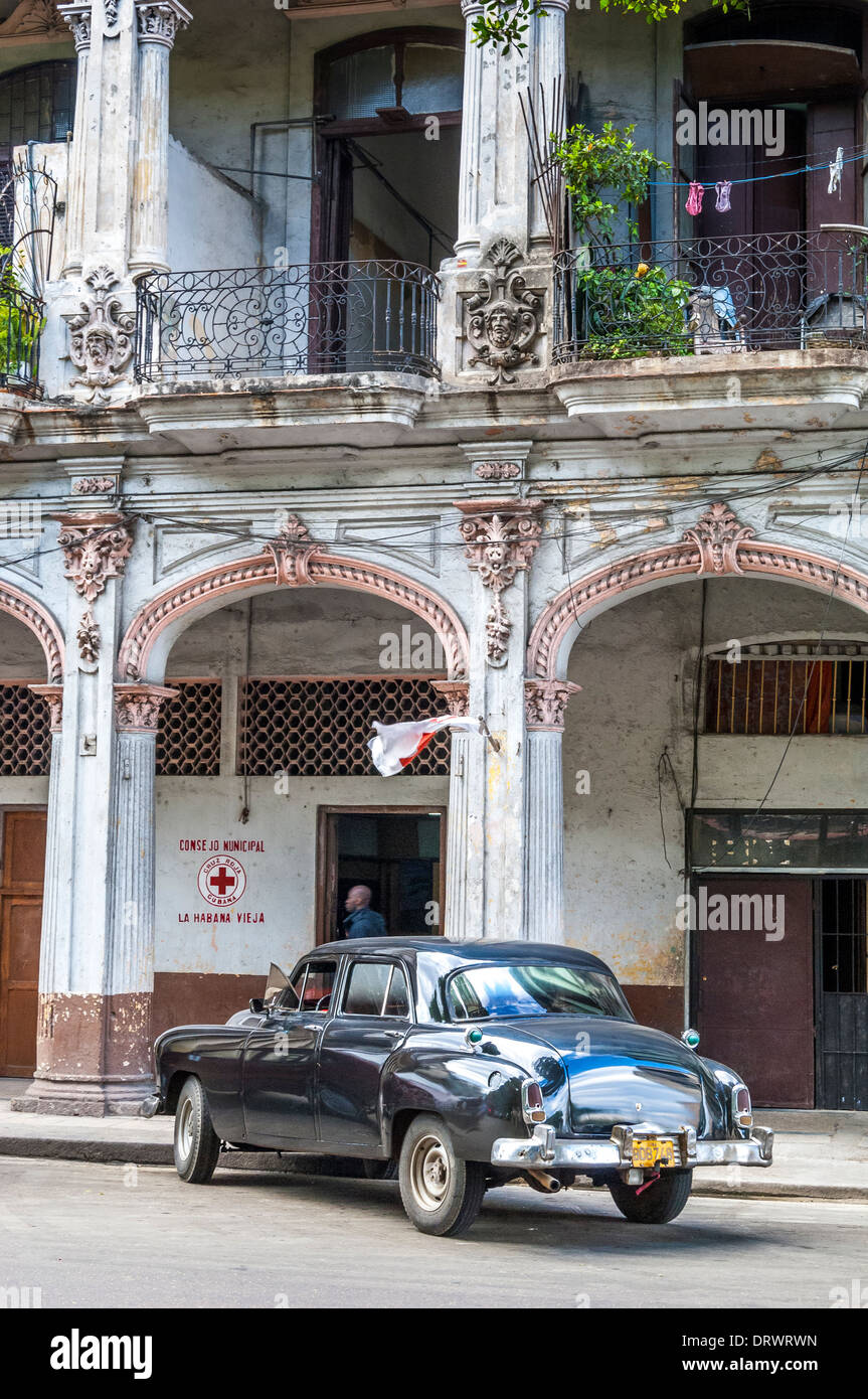 American motor cars from 1950's, Havana, Cuba Stock Photo - Alamy