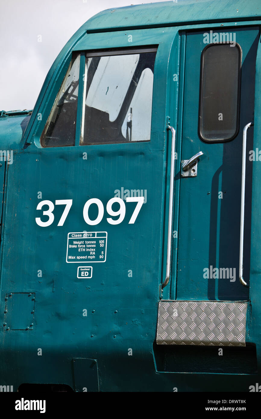 Class 37 diesel british railways type 3 hi-res stock photography and ...