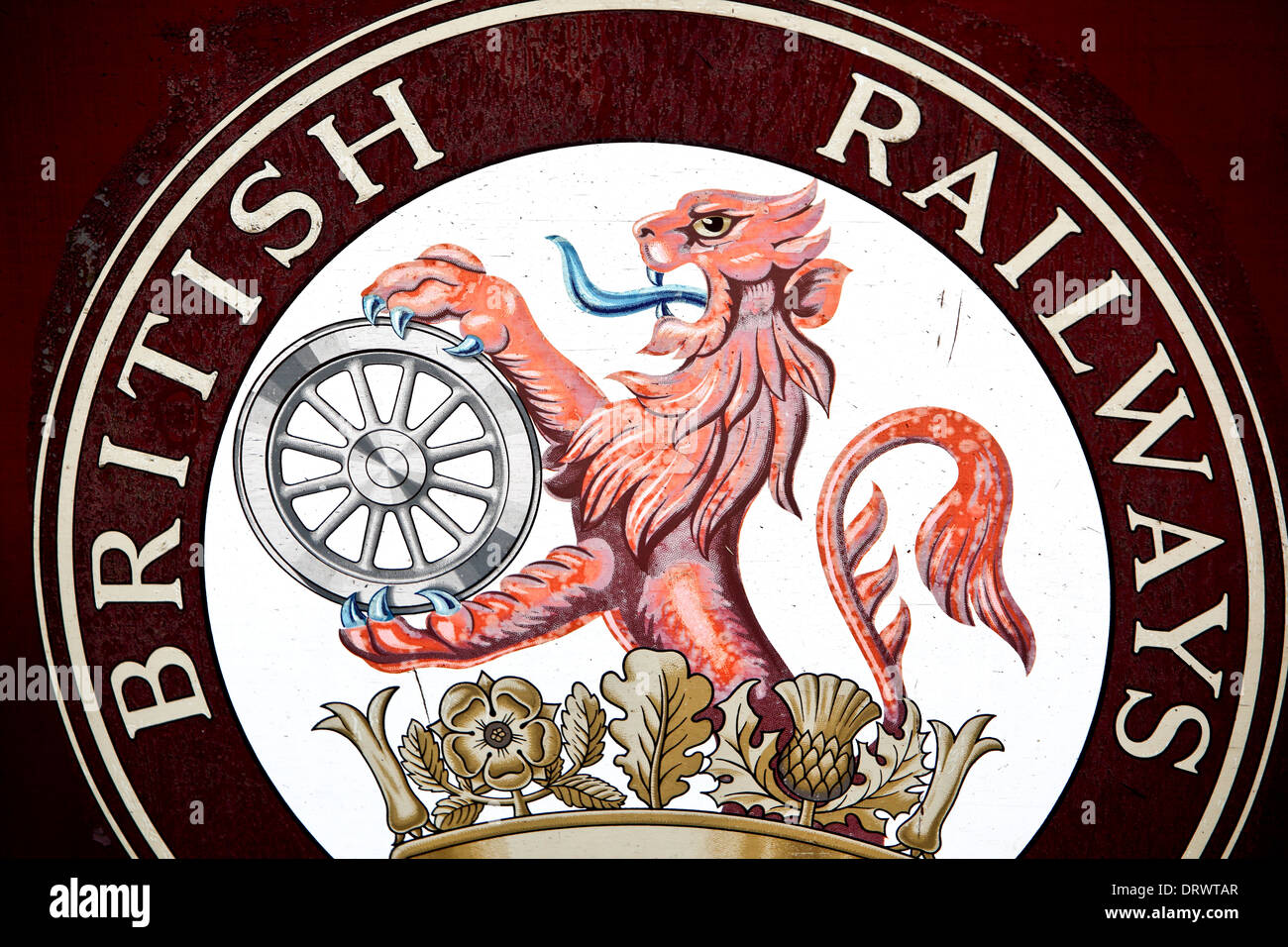 Old british railway logo uk hi-res stock photography and images - Alamy