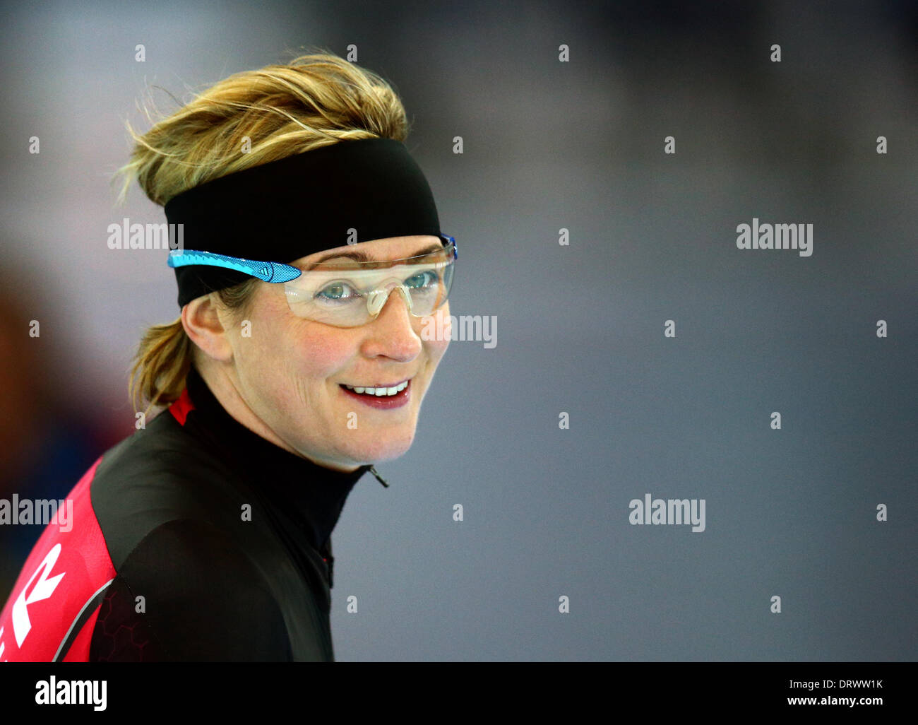 Sochi, Russia . 03rd Feb, 2014. German speed skater Claudia Pechstein ...