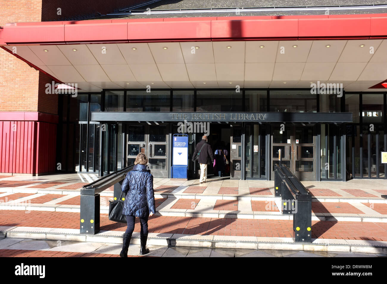 the british library in euston road london nw1 uk Stock Photo - Alamy