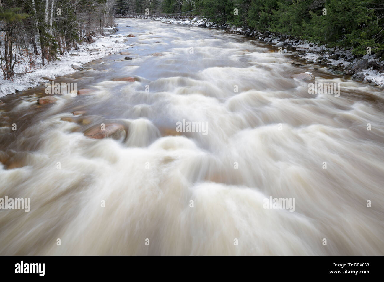 East Branch of the Pemigewasset River from the Route 112 bridge in ...