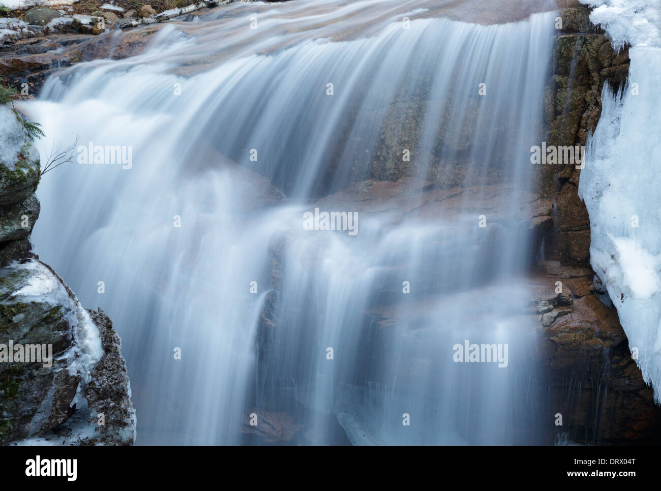 Franconia Notch State Park - Avalanche Falls in Flume Gorge in Lincoln ...