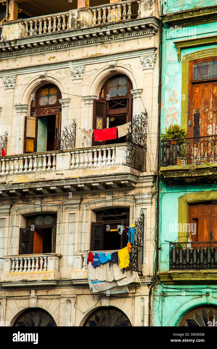 Cuban people and architecture,Havana, Cuba, Caribbean Stock Photo - Alamy