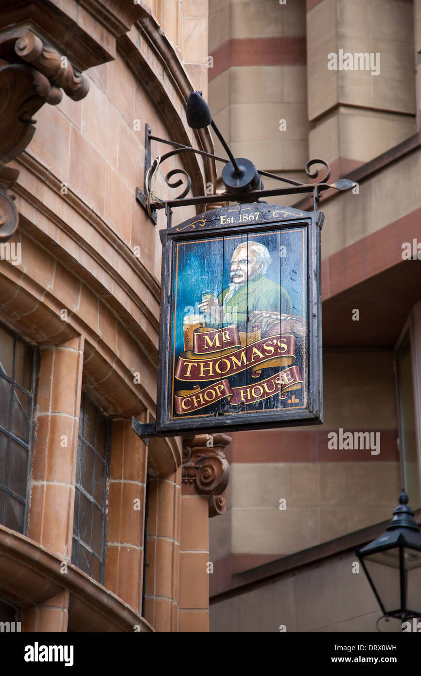 Mr Thomas's Chop House Hanging Pub Sign Mr Thomas's Chop House ...