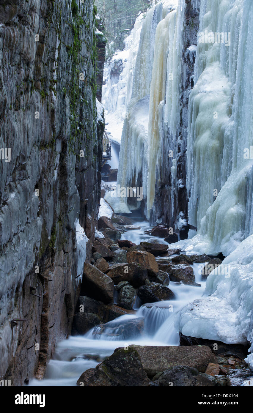 Franconia Notch State Park -Flume Gorge in Lincoln, New Hampshire USA ...
