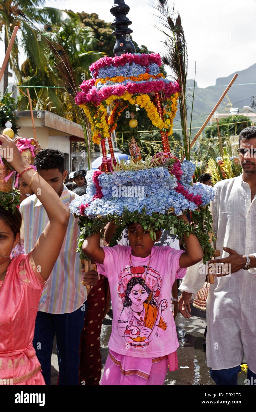 Thaipoosam cavadee mauritius hi-res stock photography and images - Alamy