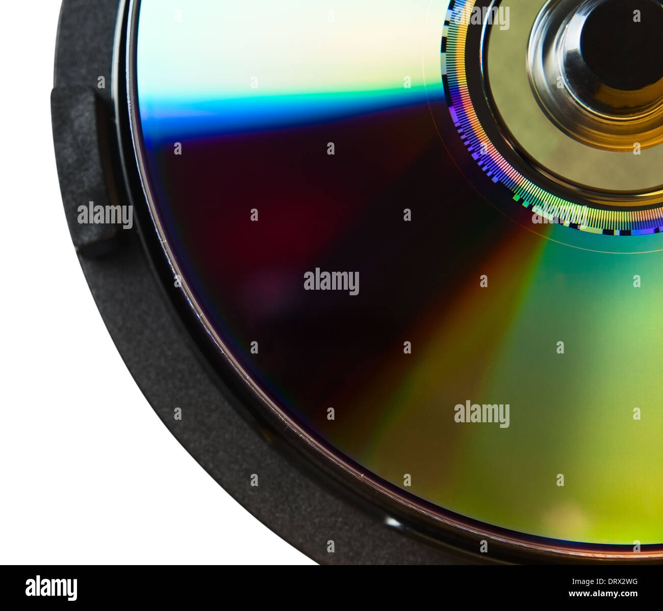 Box with dvd disks , isolated on white background , saved clipping path ...