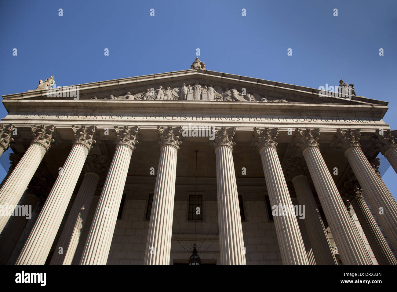 The large and intimidating Courthouse in NYC Stock Photo - Alamy