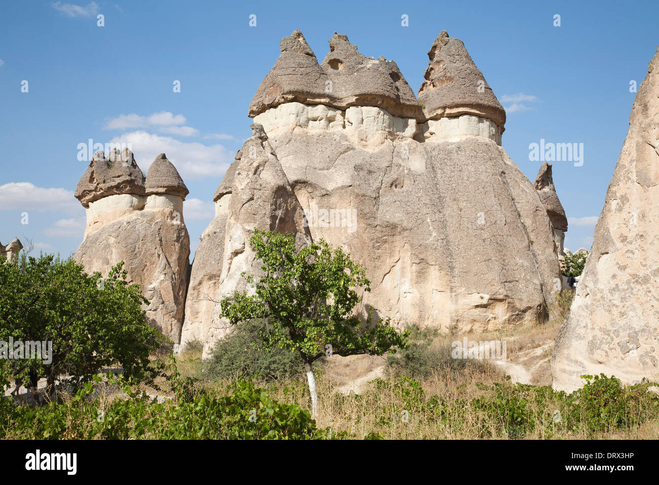 geological formations, area of zelve, landscape, cappadocia, anatolia ...