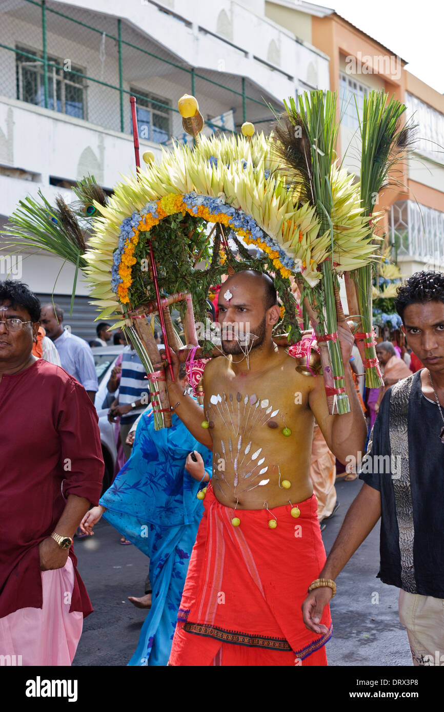 Thaipoosam cavadee mauritius hi-res stock photography and images - Alamy