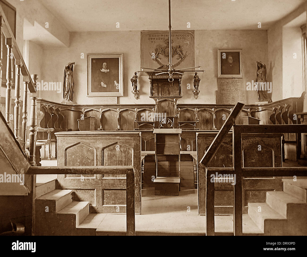 Totnes Guildhall Victorian period Stock Photo - Alamy