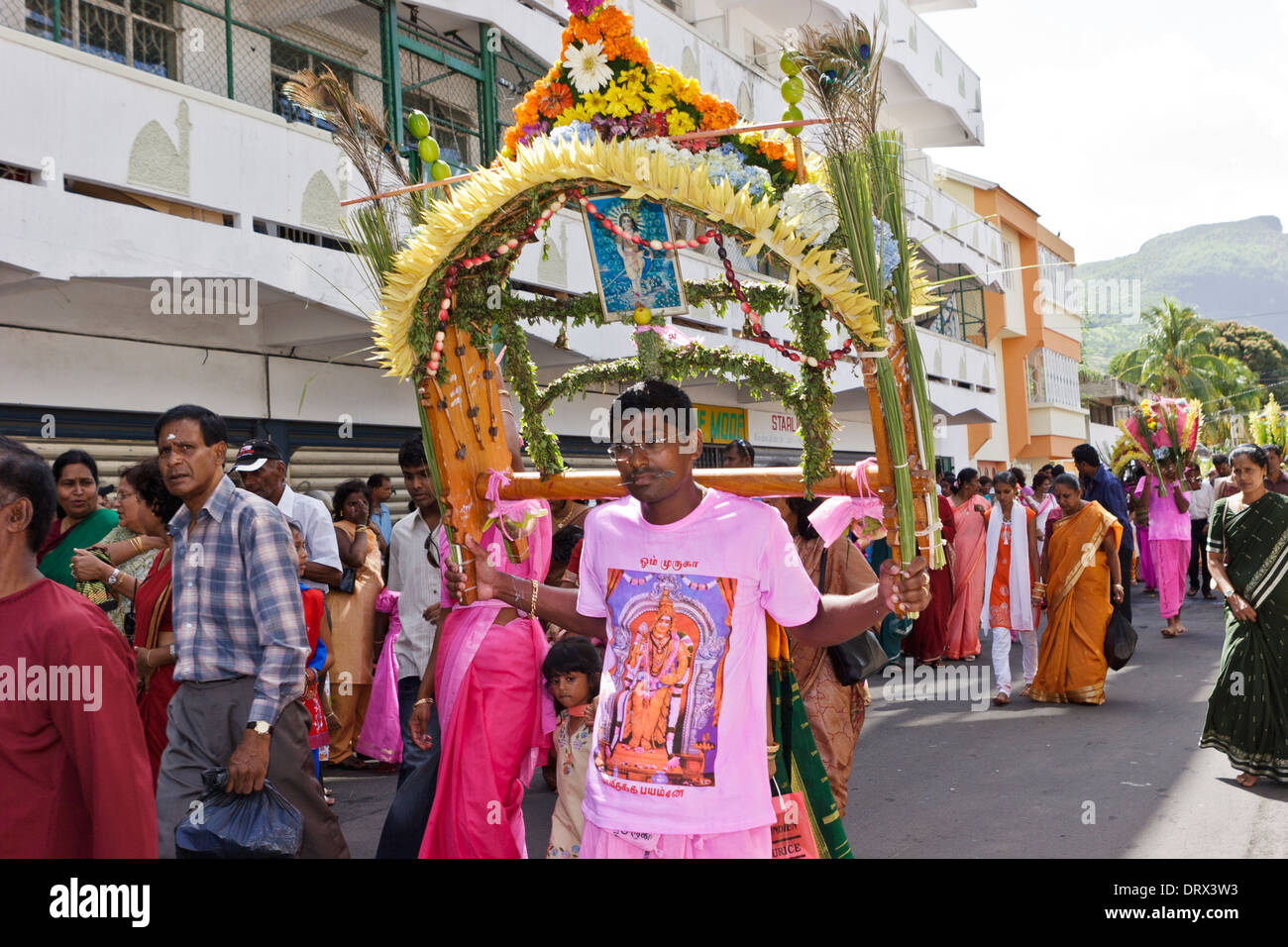 Thaipoosam cavadee mauritius hi-res stock photography and images - Alamy