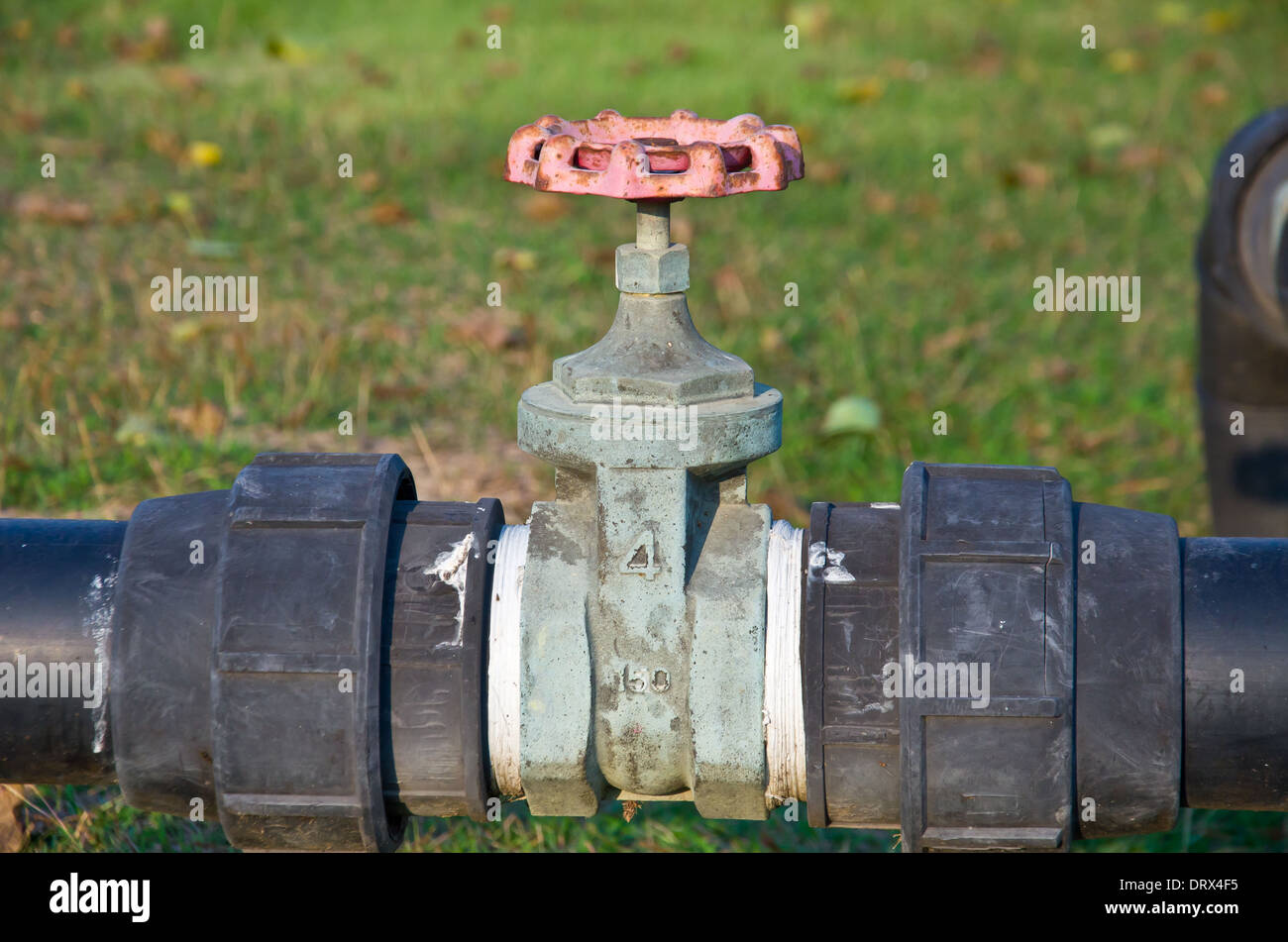 old valve and pipe for water Stock Photo - Alamy