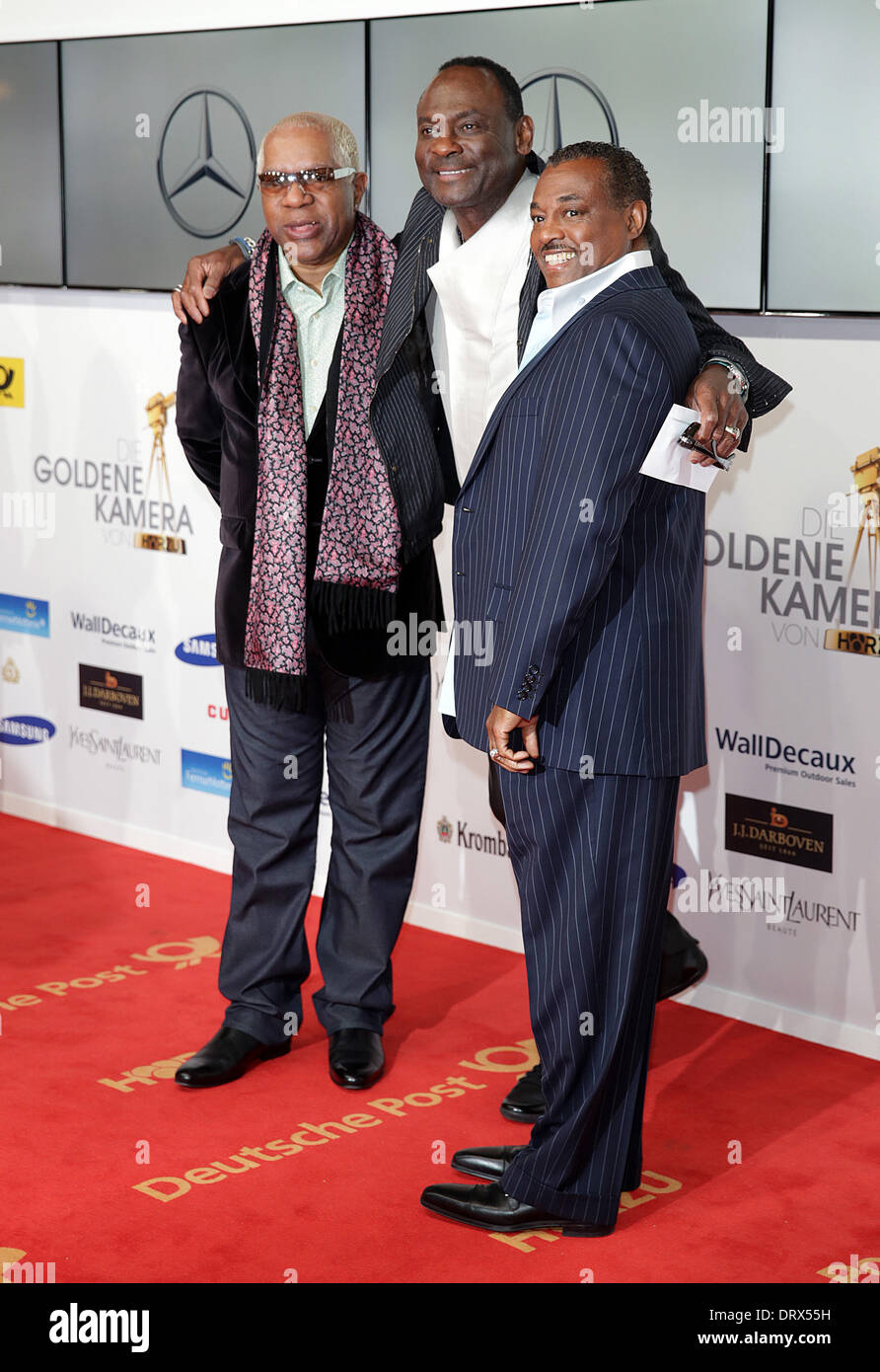Berlin, Germany. 01st Feb, 2014. Kool & the Gang arrive at the award ...