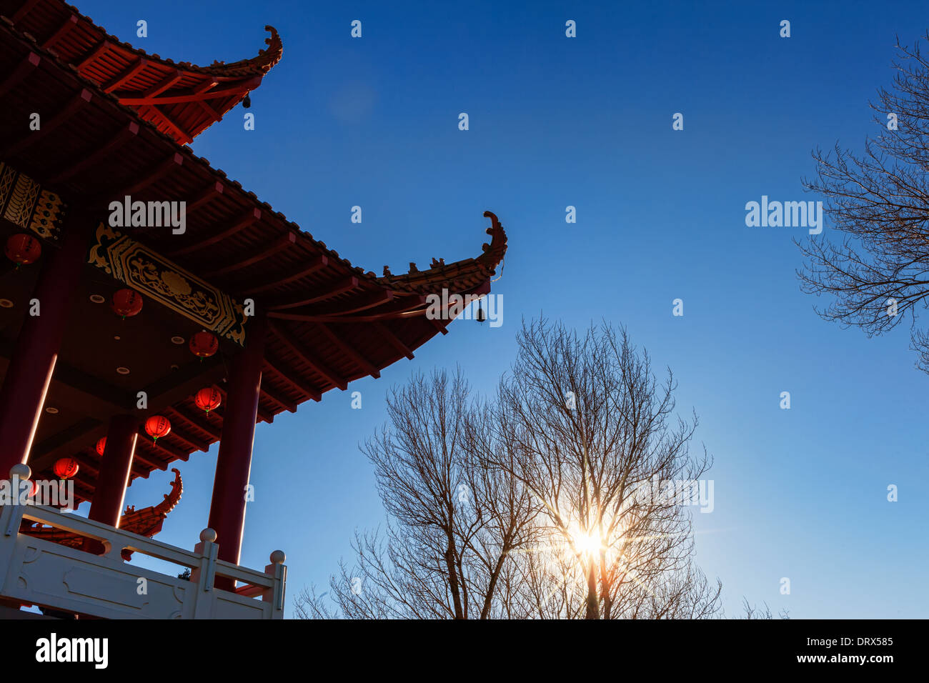 Buddhist temple winter hi-res stock photography and images - Alamy