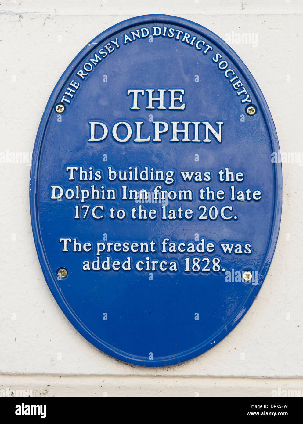 Hampshire blue plaques hi-res stock photography and images - Alamy