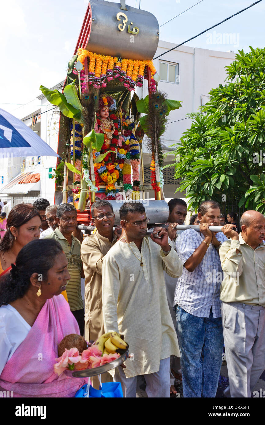 Thaipoosam cavadee mauritius hi-res stock photography and images - Alamy